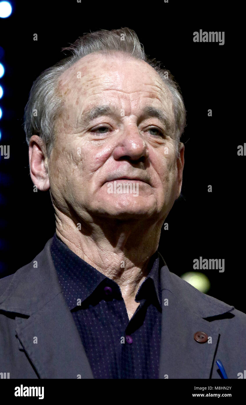 New York City, New York, USA. 15th Mar, 2018. Comedian BILL MURRAY seen ...