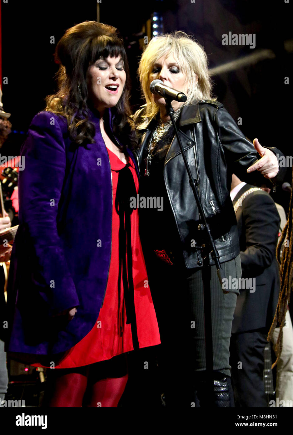 New York City, New York, USA. 15th Mar, 2018. Singer ANN WILSON from ...