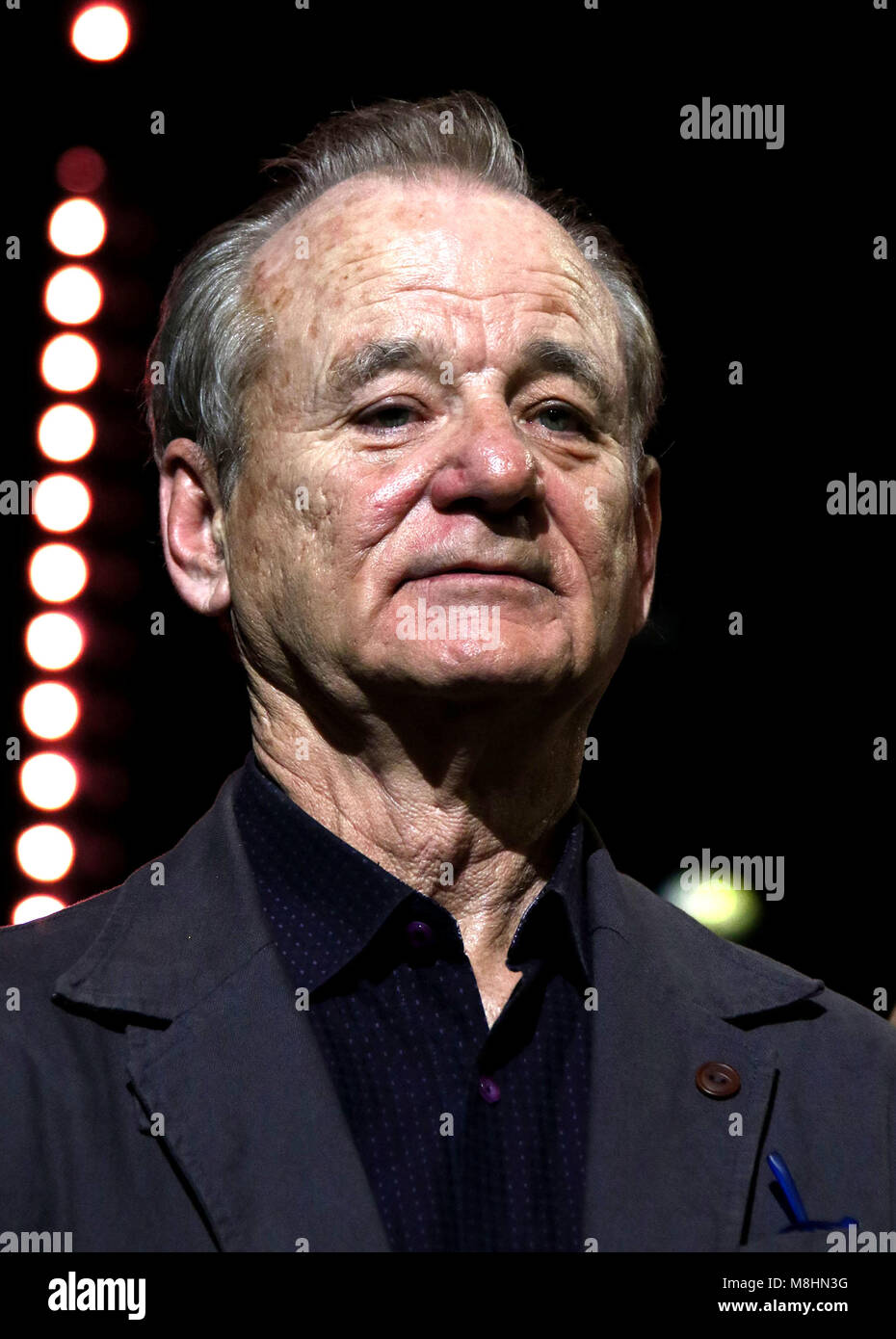 New York City, New York, USA. 15th Mar, 2018. Comedian BILL MURRAY seen ...