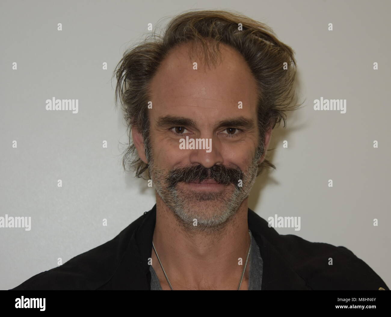 MANNHEIM, GERMANY - MARCH 17: Actor Steven Ogg (Simon on The Walking ...