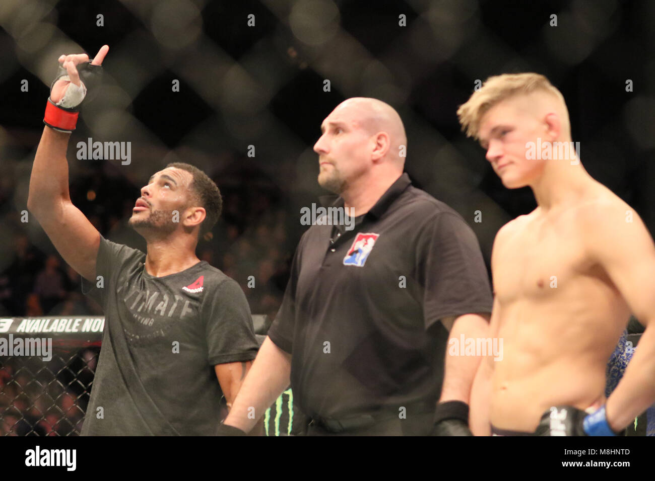 Danny Roberts (Red Corner) defeats Oliver Enkamp (Blue Corner) in the ...