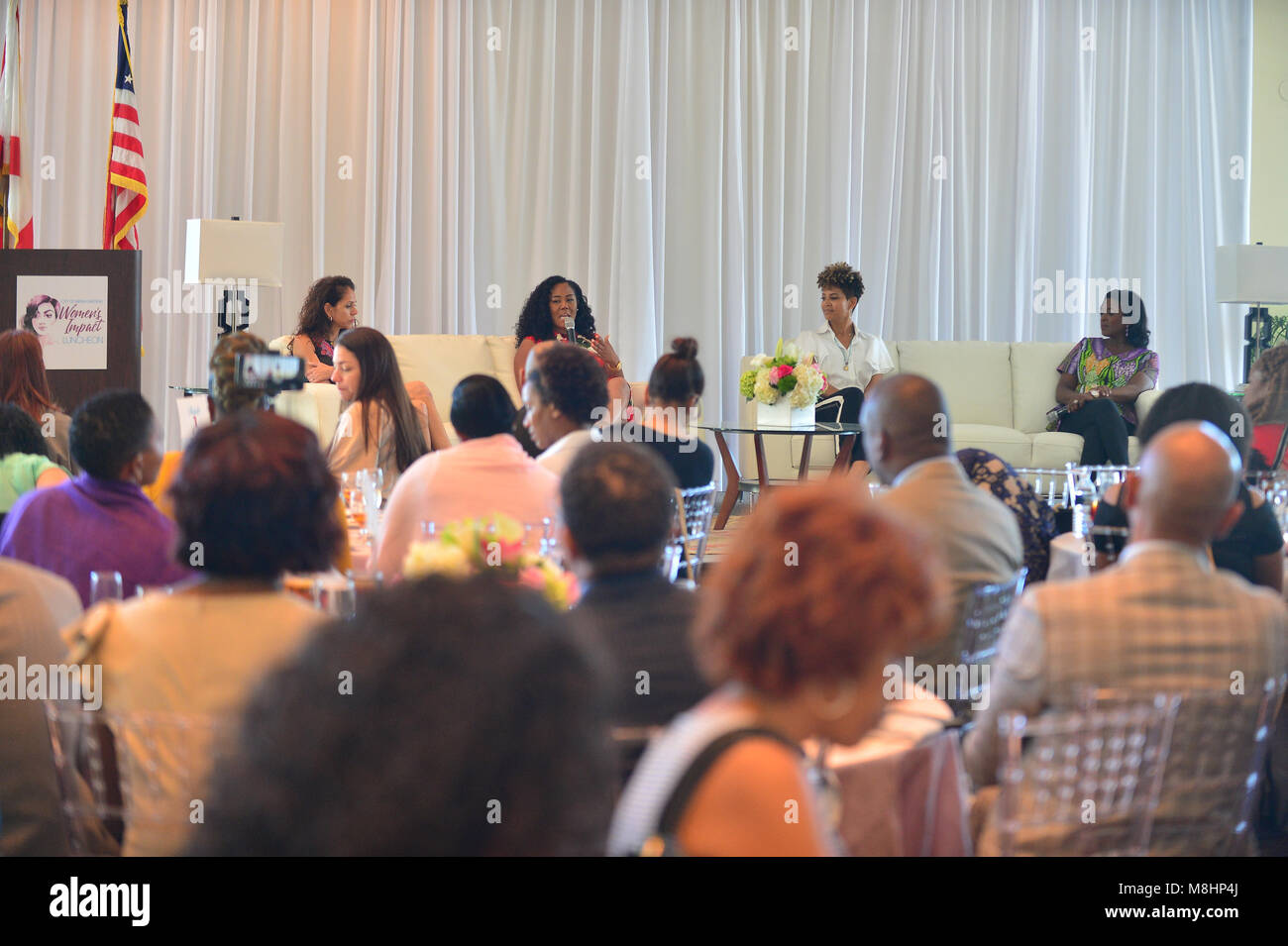 Miami, FL, USA. 16th Mar, 2018. Julie Guy, Miko Branch, Tracy Wilson ...