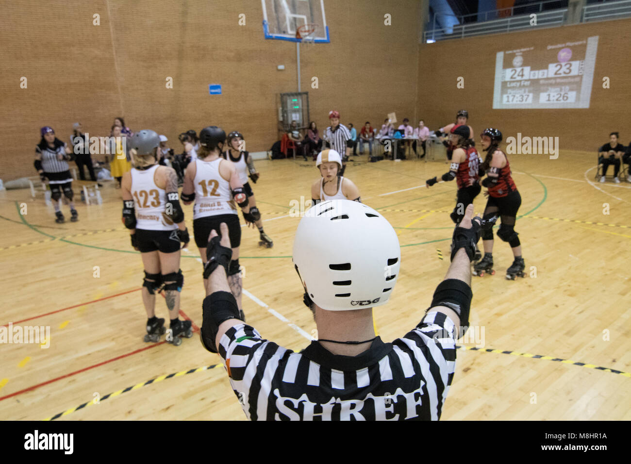 Roller derby 2018 hi-res stock photography and images - Alamy