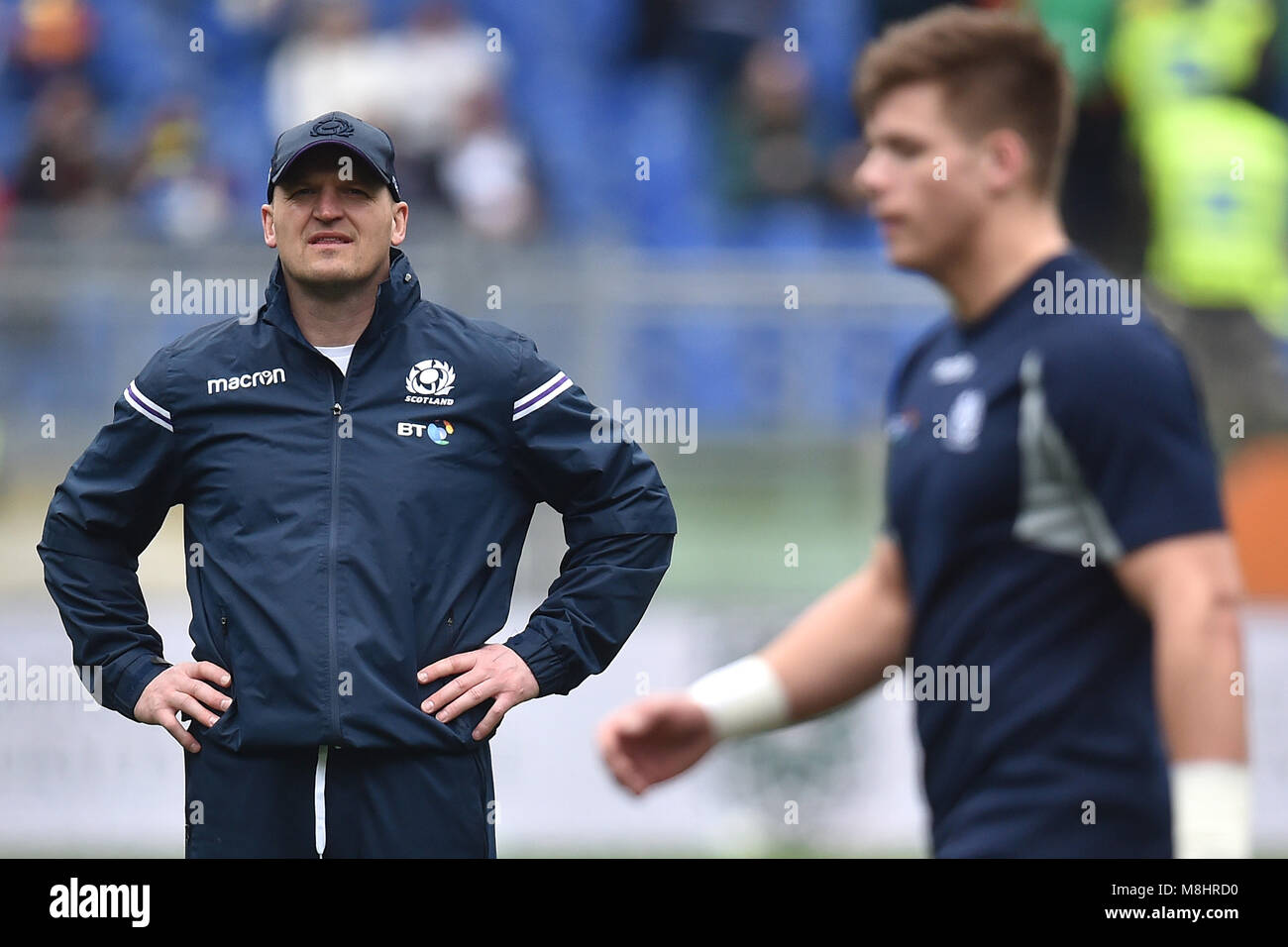 Gregor Townsend Scotland Coach Roma 17/03/2018, Stadio Olimpico NatWest ...