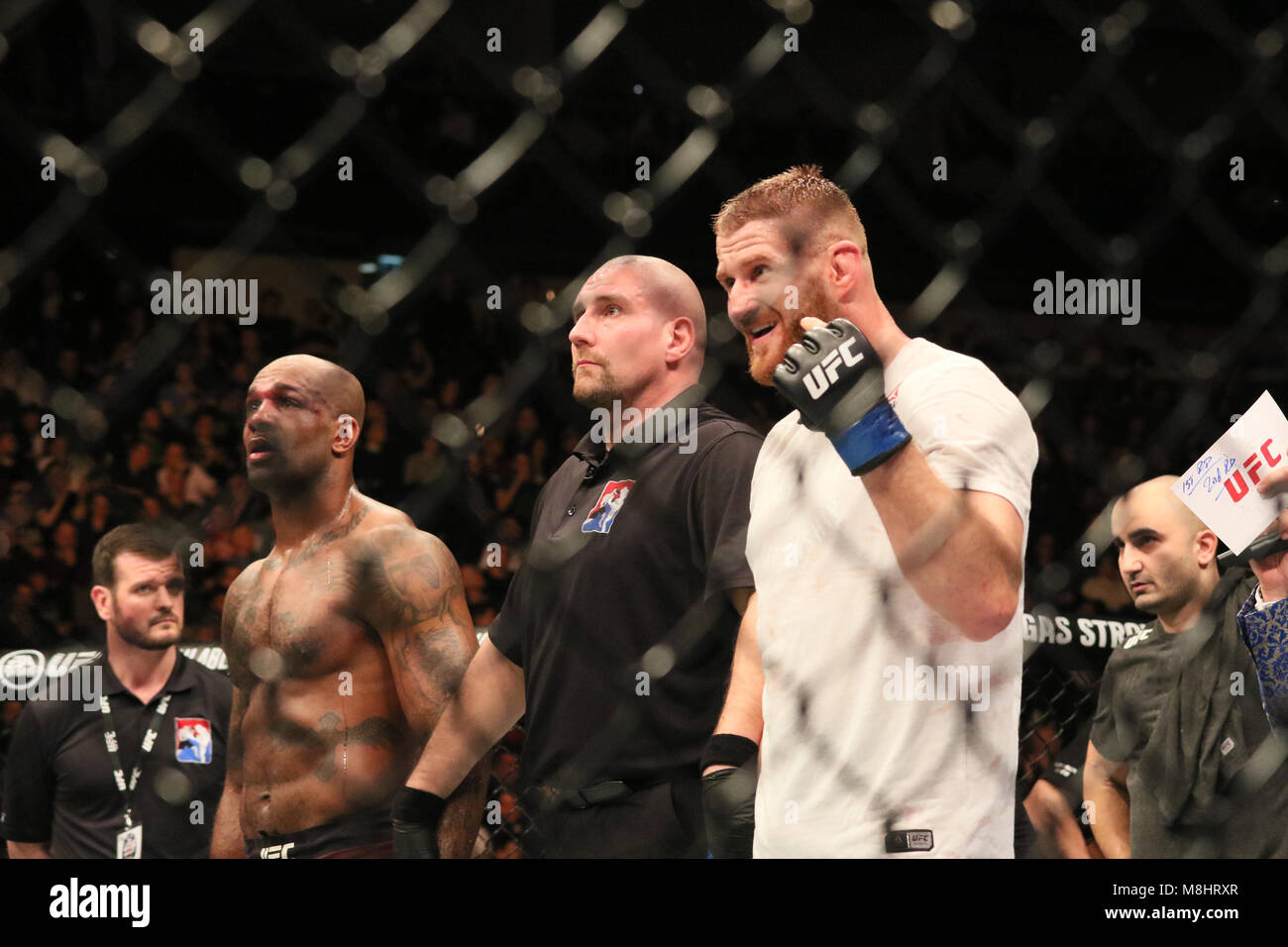 Jan Blachowicz (Blue Corner) defeats Jimi Manuwa (Red Corner) via ...
