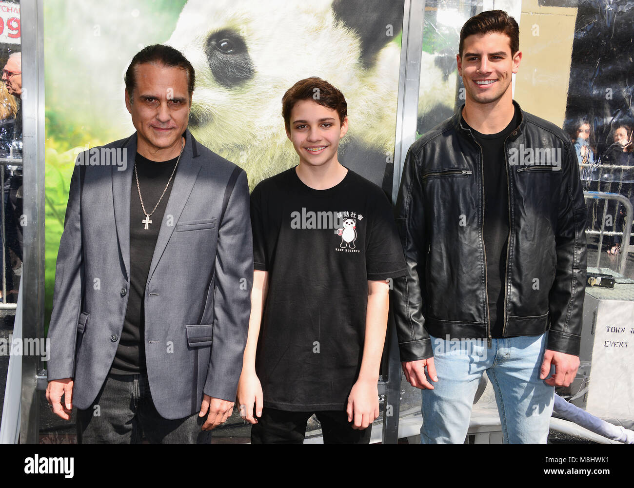 Josh, Maurice & Paula Benard - General Hospital arrives at the premiere ...