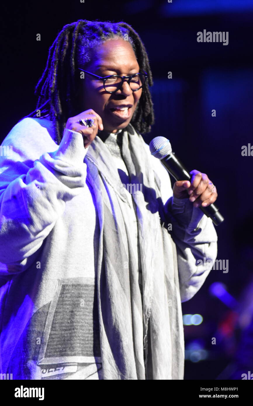 New York New York, USA. 15th Mar, 2018. WOOPIE GOLDBERG performing at ...