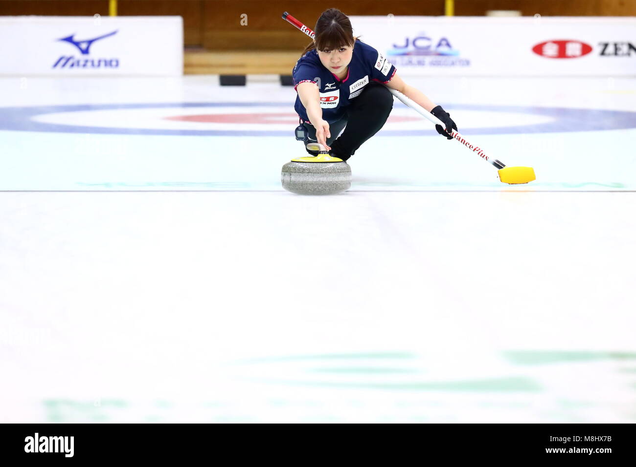 Michigin Dream Stadium Curling Hall, Aomori, Japan. 17th Mar, 2018 ...