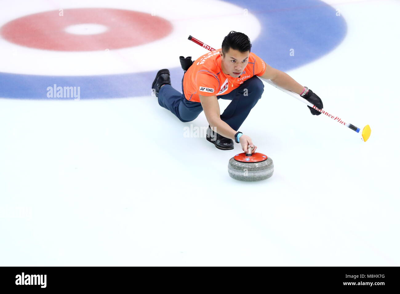 Michigin Dream Stadium Curling Hall, Aomori, Japan. 17th Mar, 2018 ...