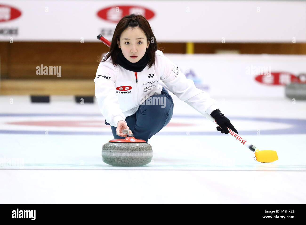 Michigin Dream Stadium Curling Hall, Aomori, Japan. 17th Mar, 2018 ...