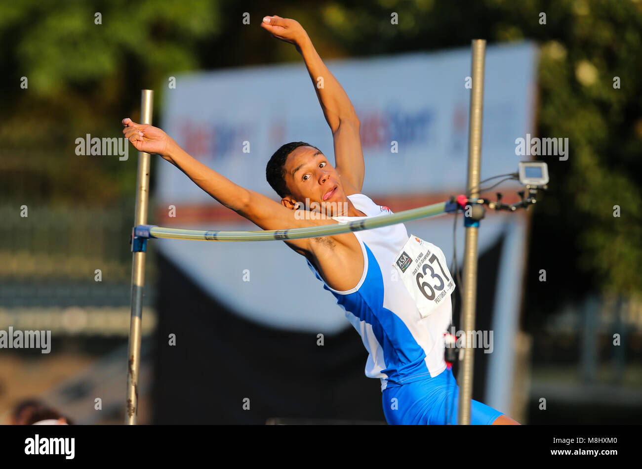 PRETORIA, SOUTH AFRICA - March 16: Breyton Poole in the final of the ...