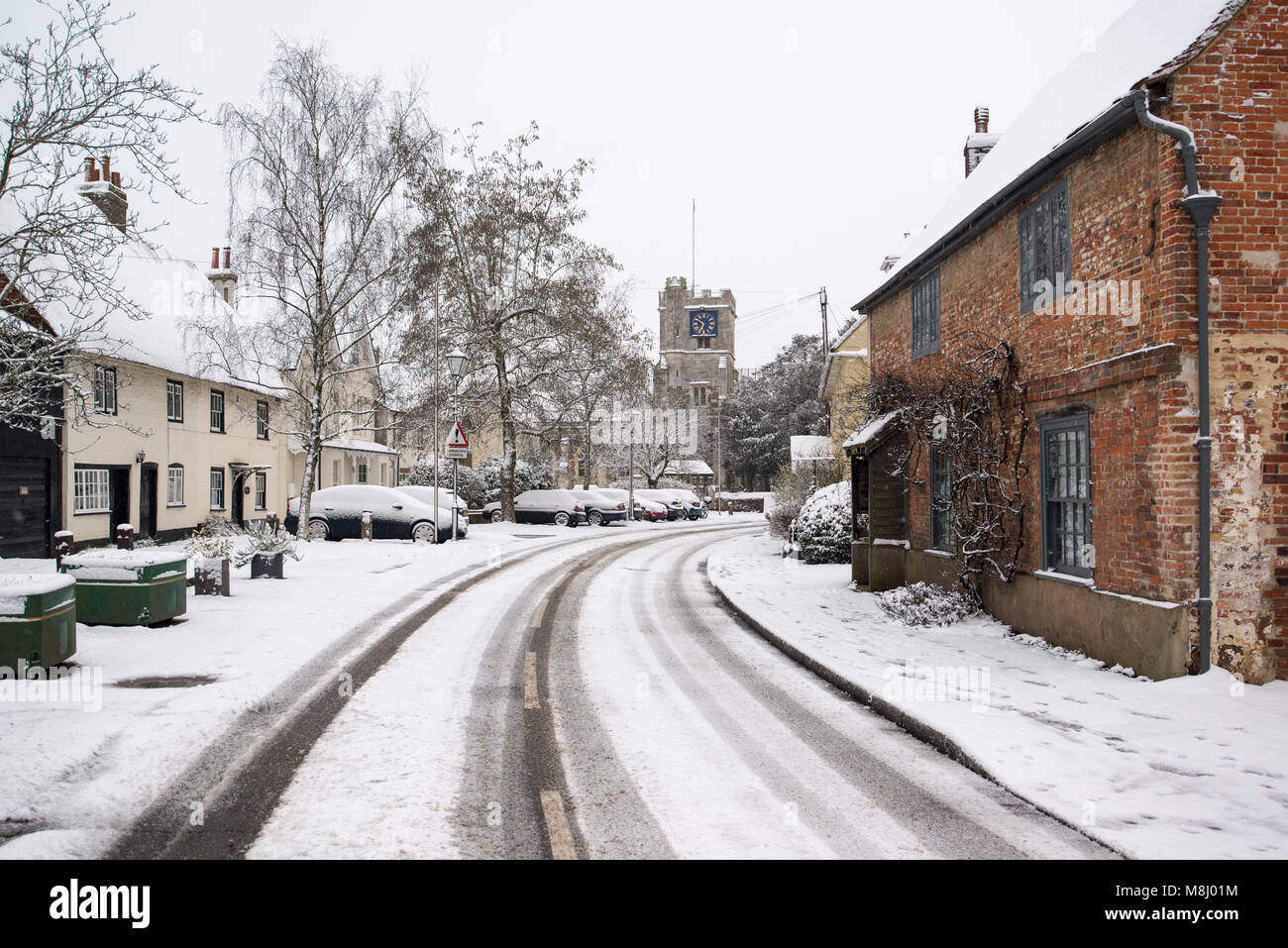 Church Street, Fordingbridge, Hampshire, England, UK, 18th March 2018 ...