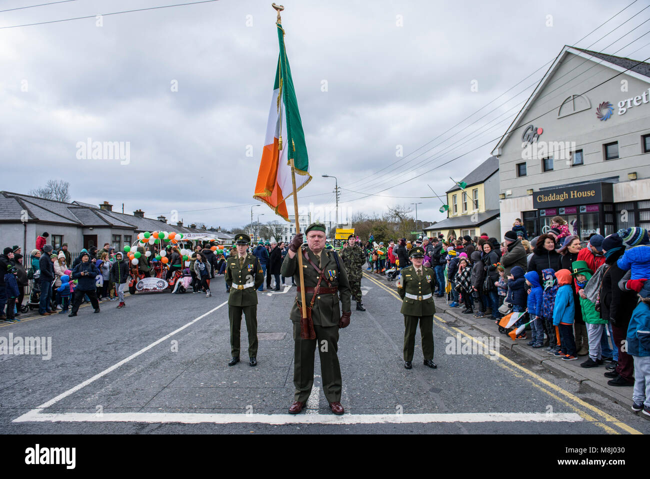 Participants of the annual St Patrick's Day parade celebrate Ireland's ...