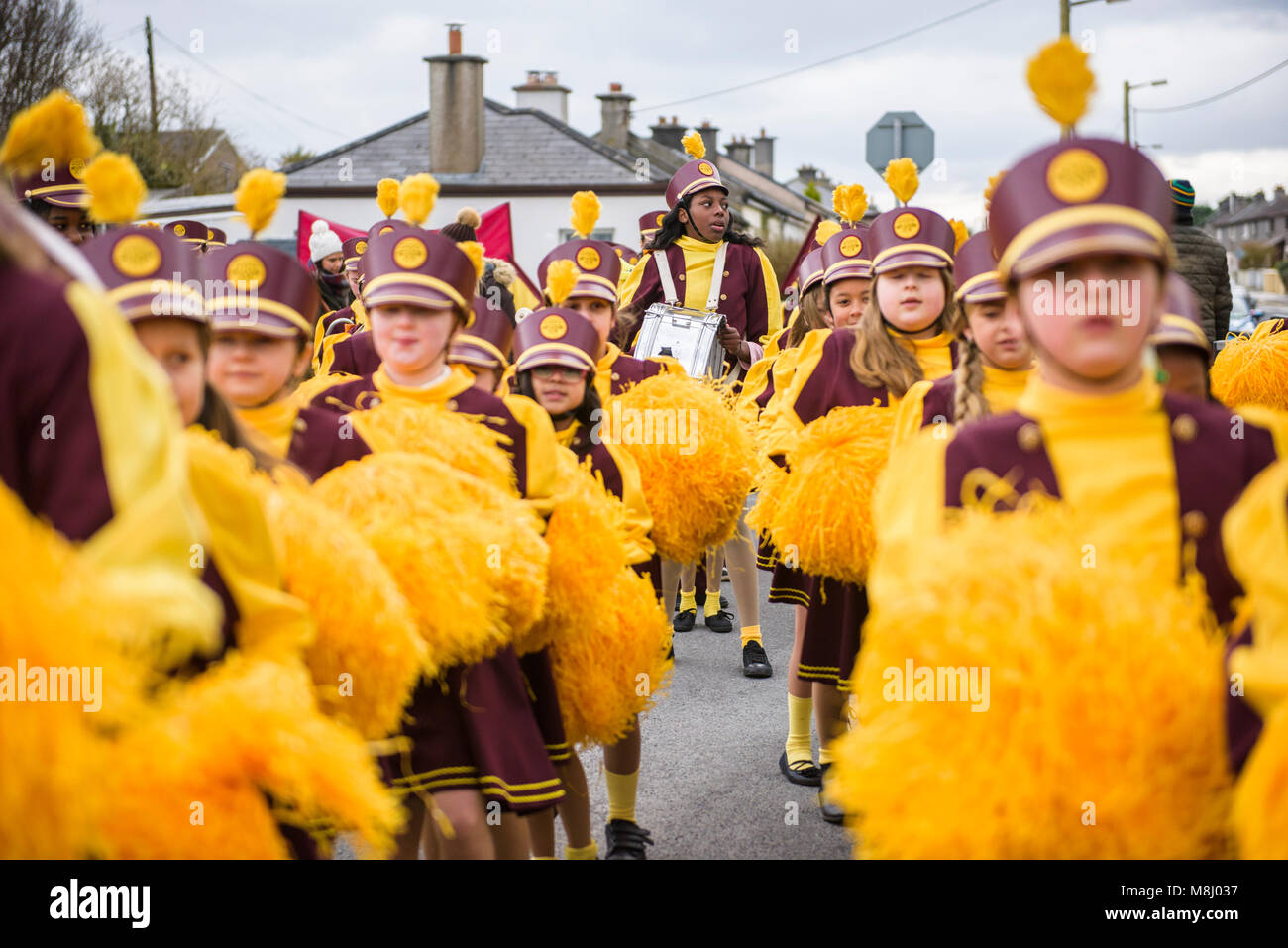 Participants of the annual St Patrick's Day parade celebrate Ireland's ...