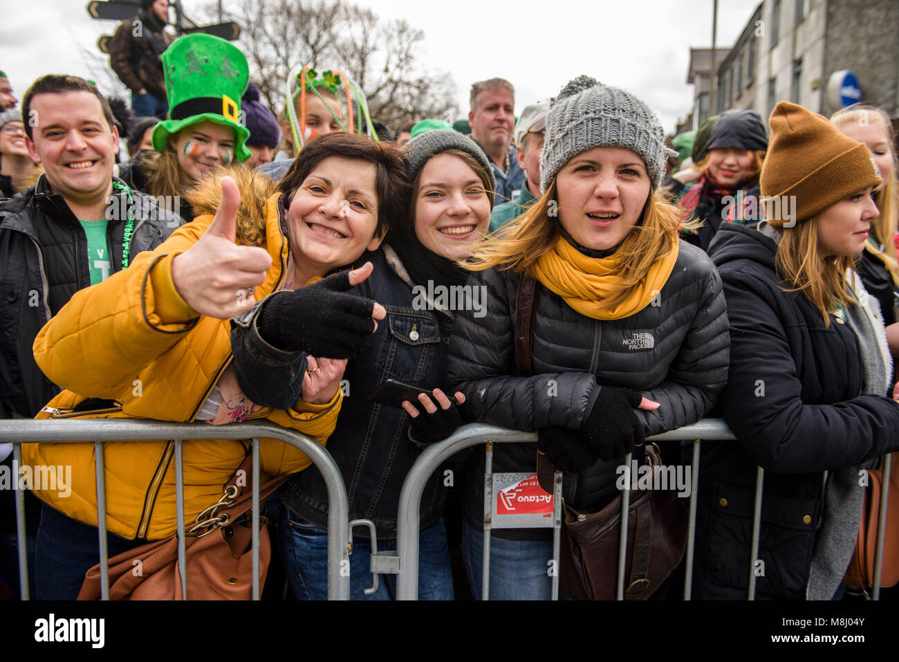 Participants of the annual St Patrick's Day parade celebrate Ireland's ...