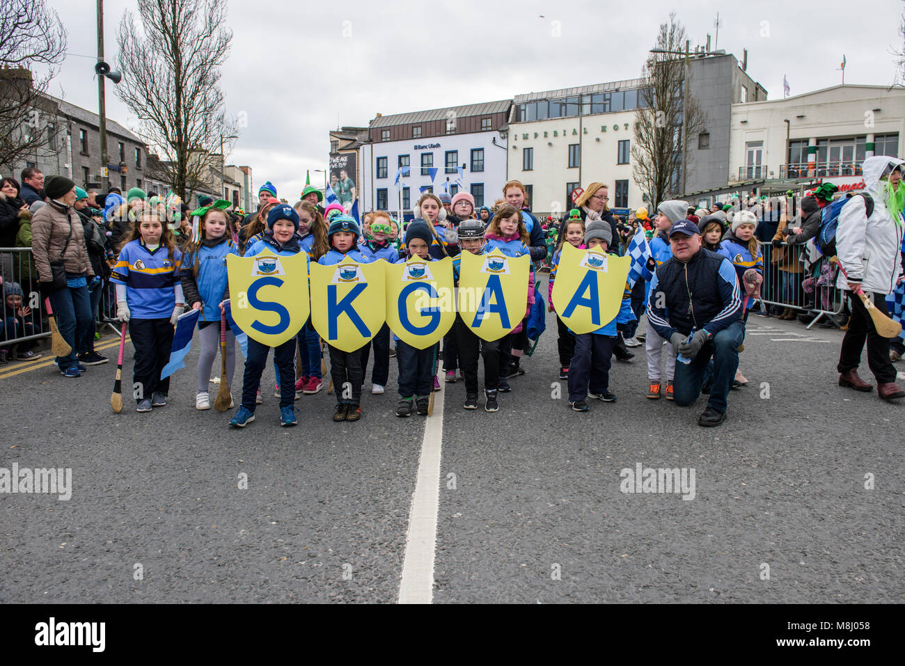 Participants of the annual St Patrick's Day parade celebrate Ireland's ...