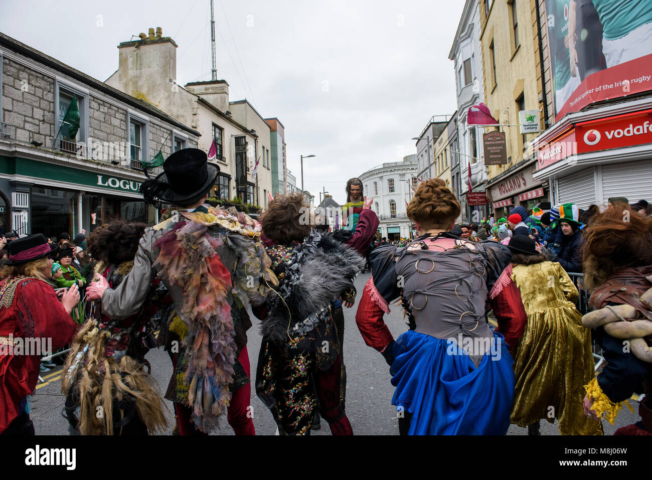 Participants of the annual St Patrick's Day parade celebrate Ireland's ...