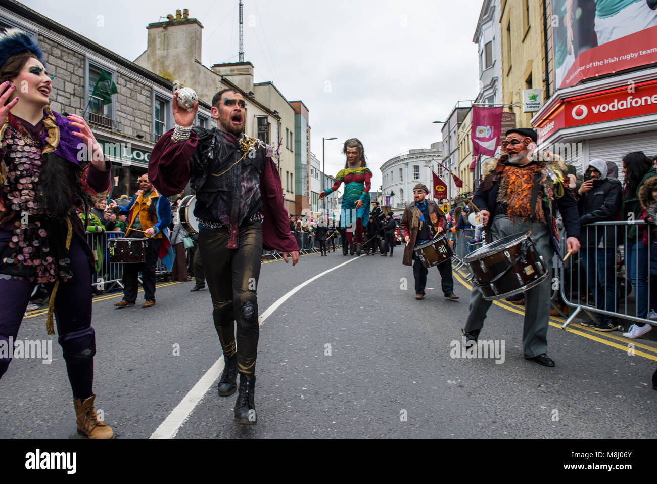 Participants of the annual St Patrick's Day parade celebrate Ireland's ...