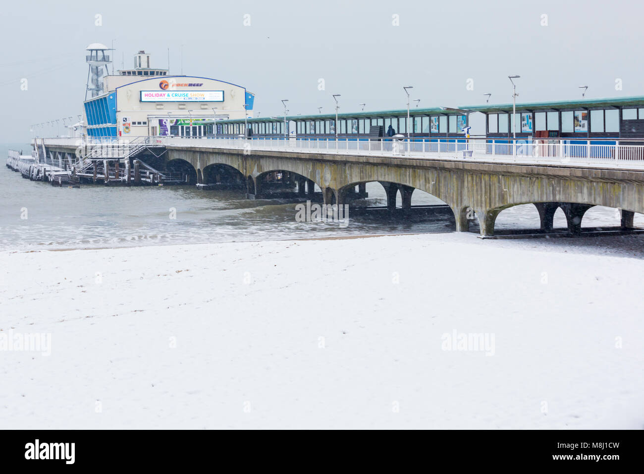 Bournemouth, Dorset, UK. 18th March 2018. UK weather: Beast from the ...