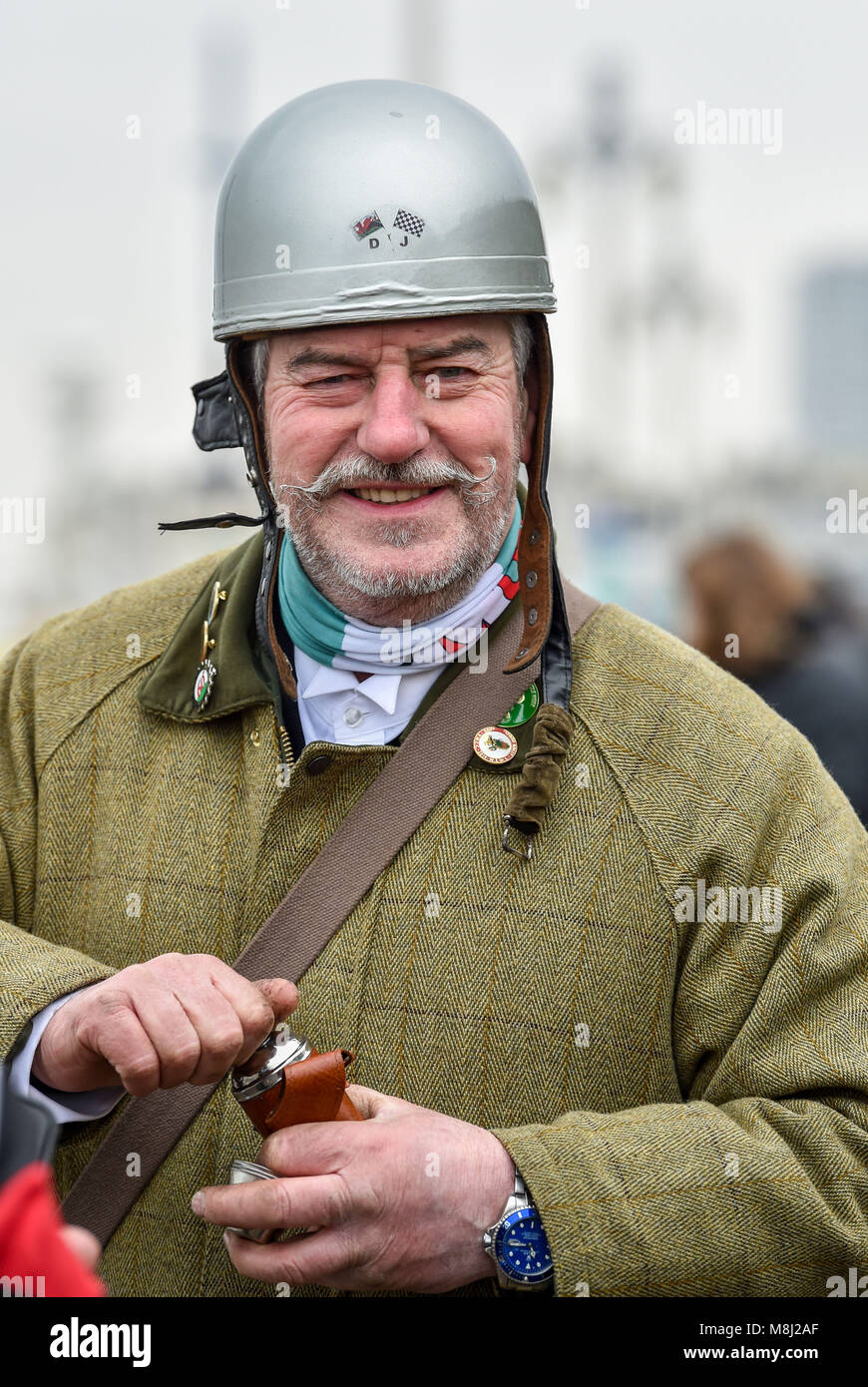 Brighton UK 18th March 2018 - David Jones is all smiles after ...