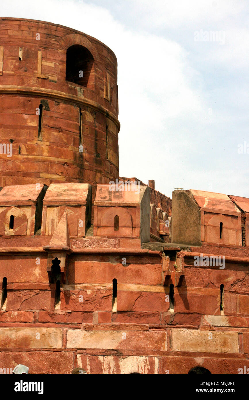 Agra india fort red hi-res stock photography and images - Alamy