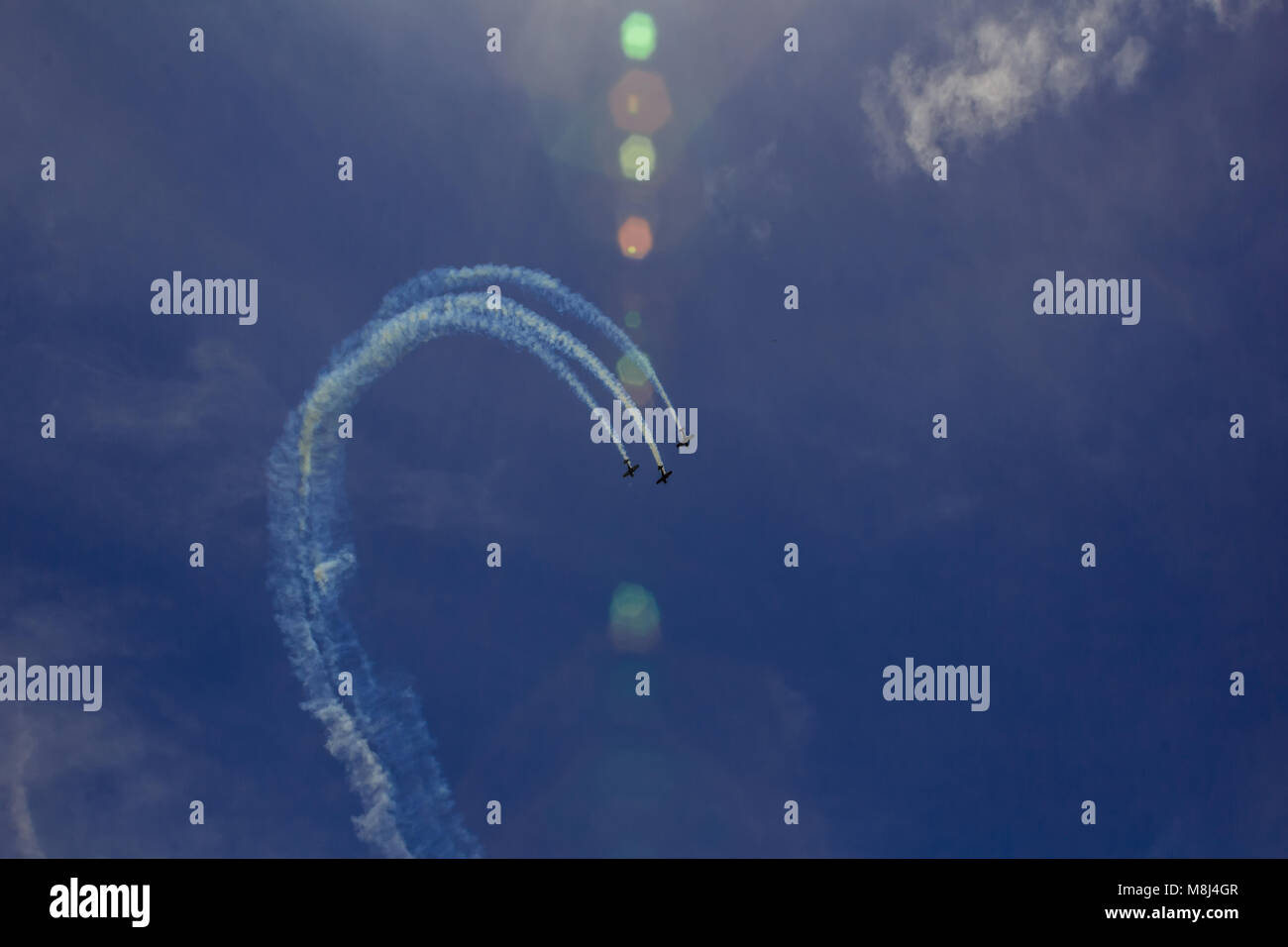 aircraft sky show airshow speed clouds airplane fly flight military ...