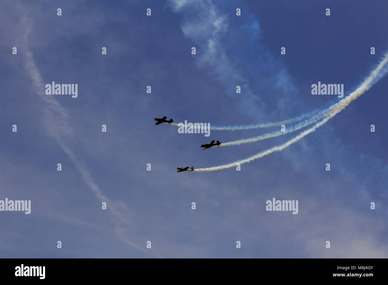 aircraft sky show airshow speed clouds airplane fly flight military ...