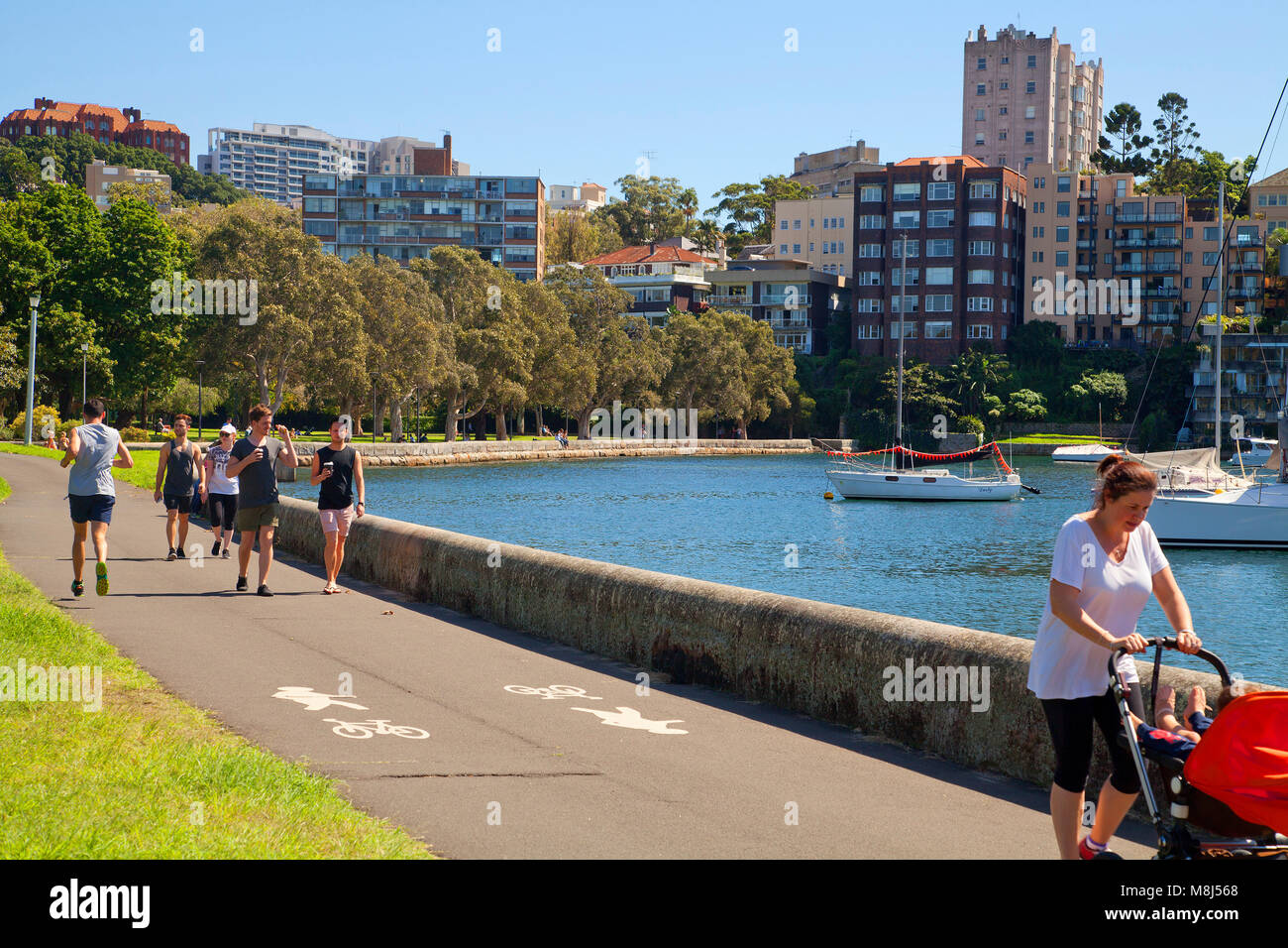Rushcutters bay Sydney NSW Australia Stock Photo - Alamy