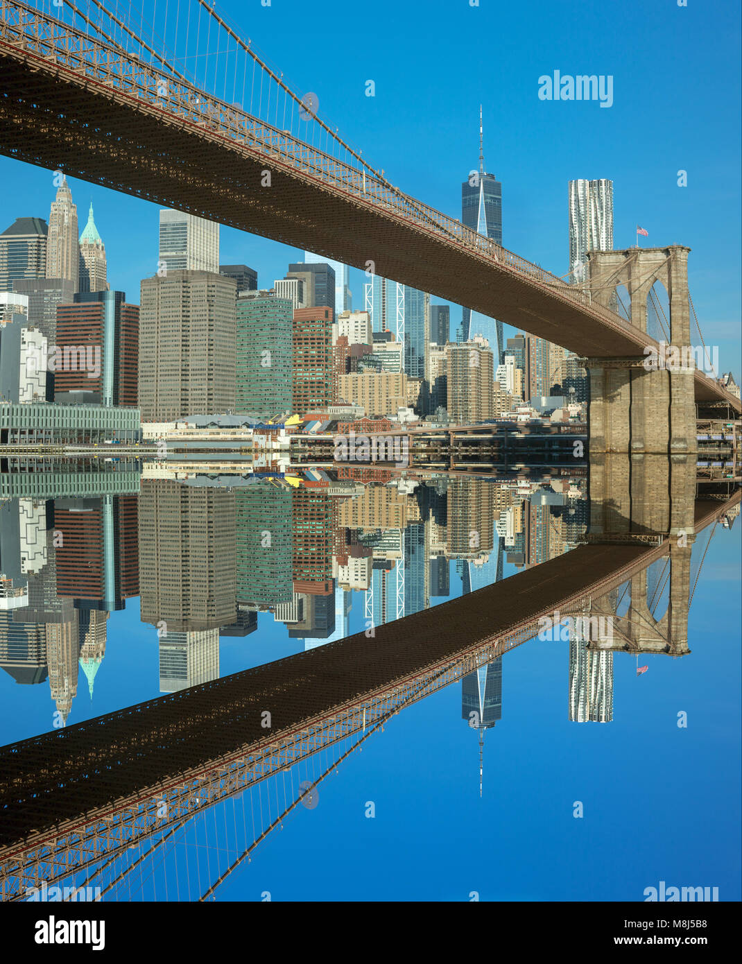 Old image of brooklyn bridge hi-res stock photography and images - Alamy
