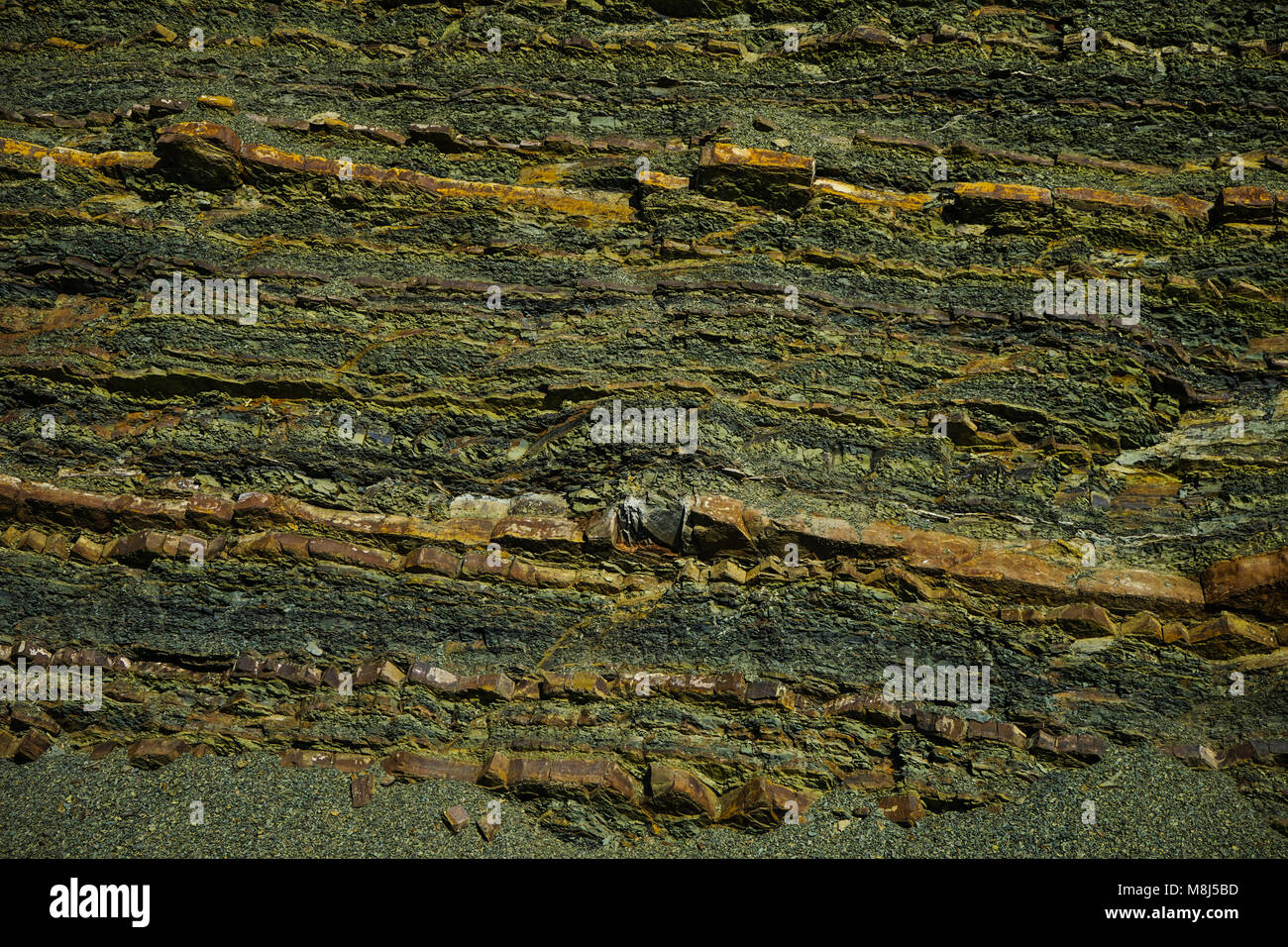 Natural sandstone close up texture on sunlight with copy space Stock ...