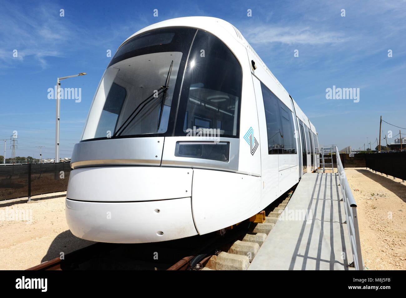 Israel Center Metro Under construction-Urban Transportation Lines Stock ...