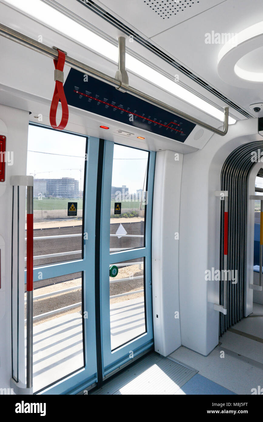 Israel Center Metro Under construction-Urban Transportation Lines Stock ...