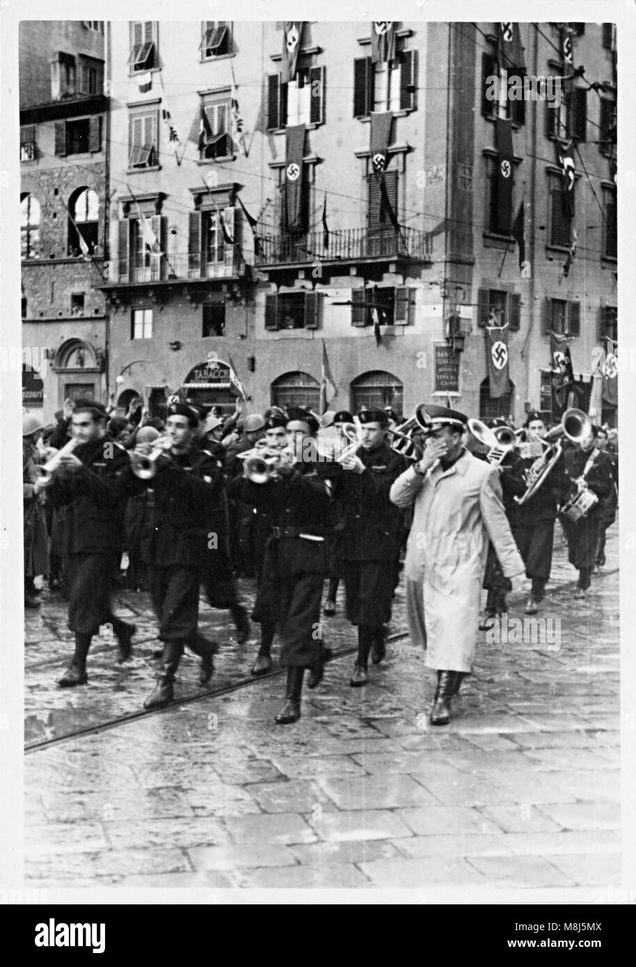 Hitler and mussolini florence hi-res stock photography and images - Alamy