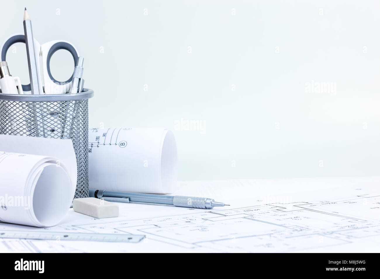 Technical drafting table tools hi-res stock photography and images - Alamy