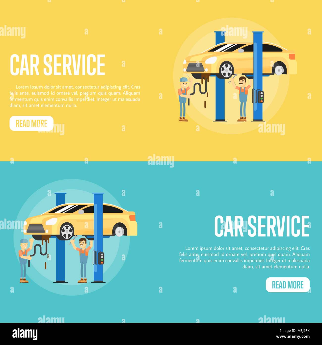 Car service illustration Stock Vector Image & Art - Alamy