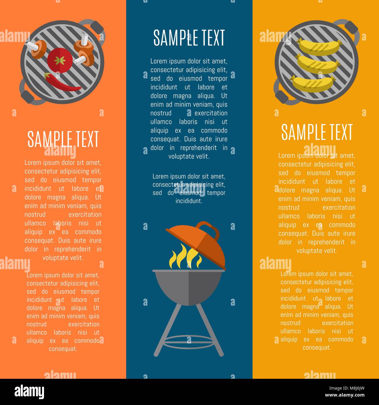 Bbq grill banners hi-res stock photography and images - Alamy