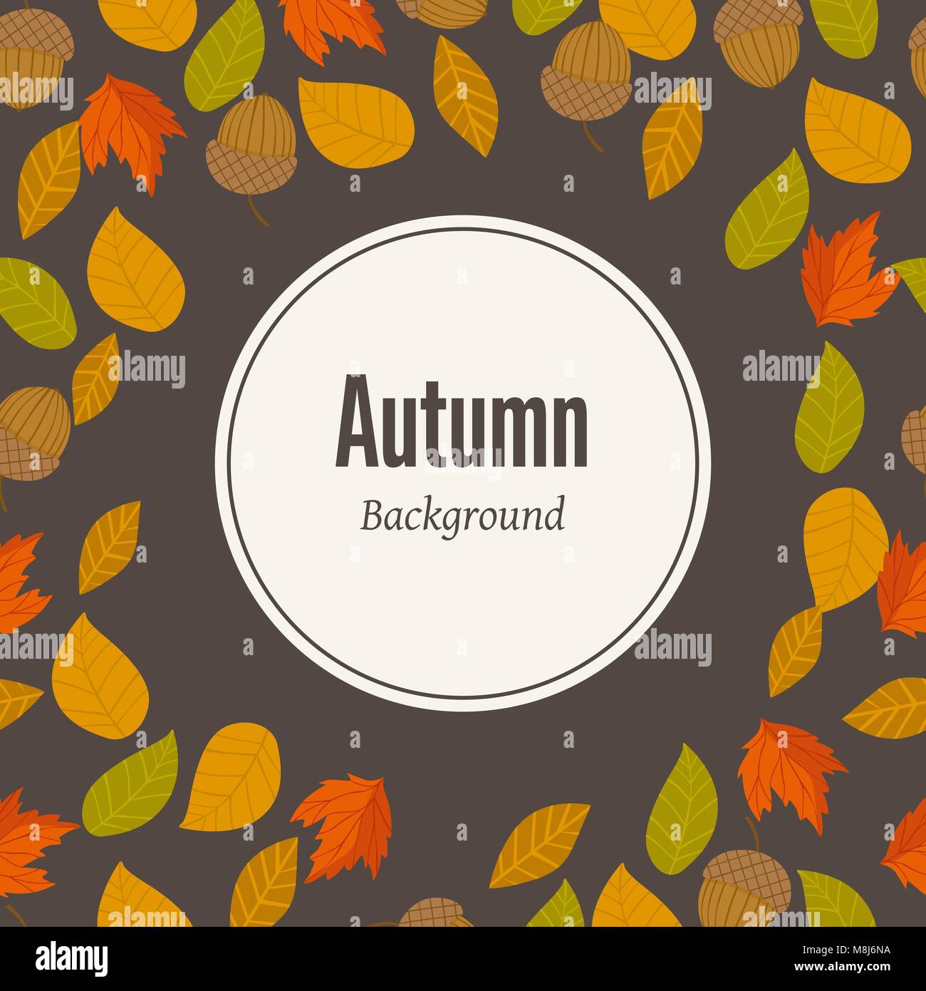 Autumn background vector illustration Stock Vector Image & Art - Alamy