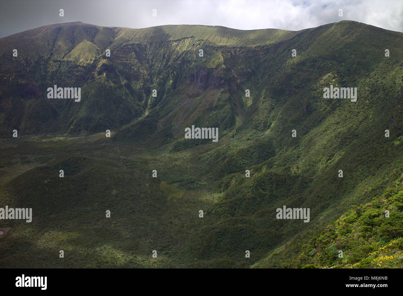 Faial Caldeira, inside the central caldera, Faial, Azores islands ...