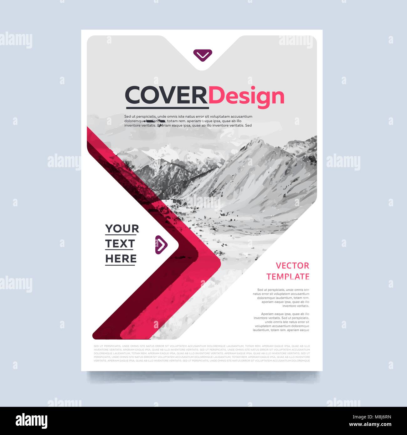 Brochure layout design vector illustration Stock Vector Image & Art - Alamy