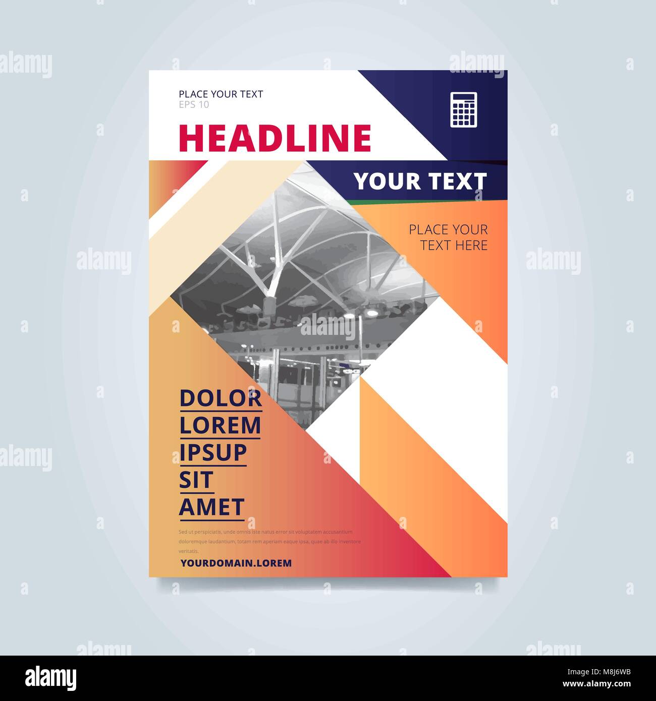 Brochure layout design vector illustration Stock Vector Image & Art - Alamy