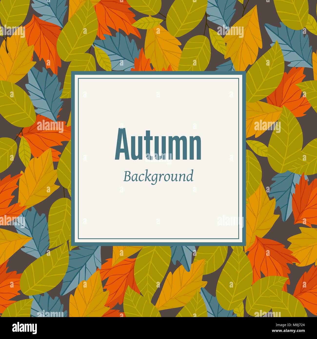 Autumn background vector illustration Stock Vector Image & Art - Alamy
