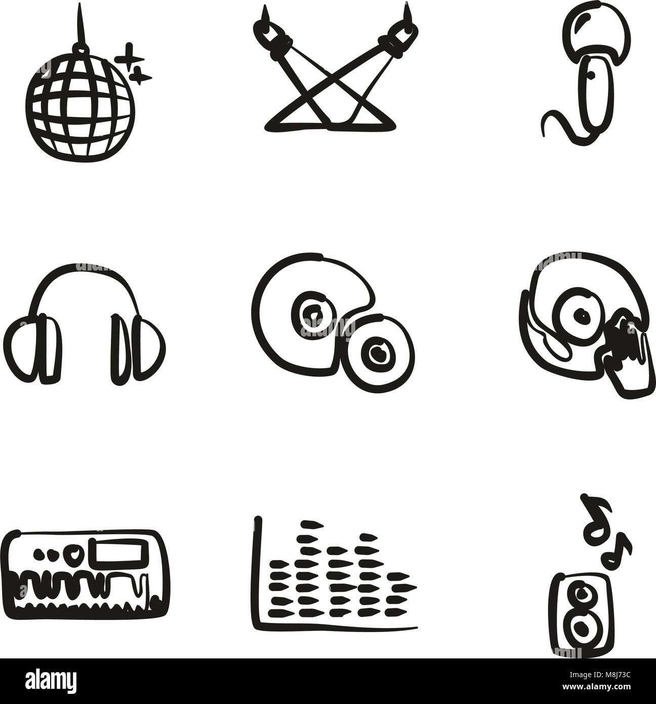 Culture club as icons Stock Vector Images - Alamy