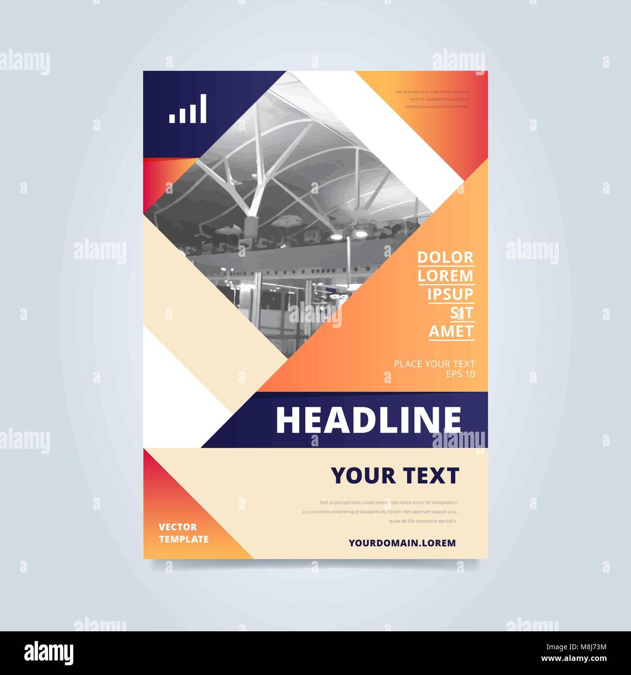 Brochure layout design vector illustration Stock Vector Image & Art - Alamy