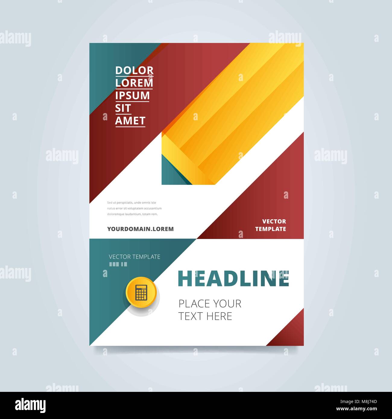 Brochure layout design vector illustration Stock Vector Image & Art - Alamy