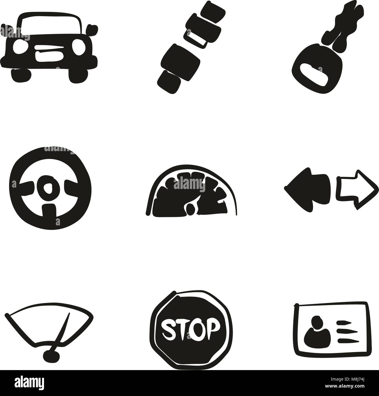 Driving signals Stock Vector Images - Alamy