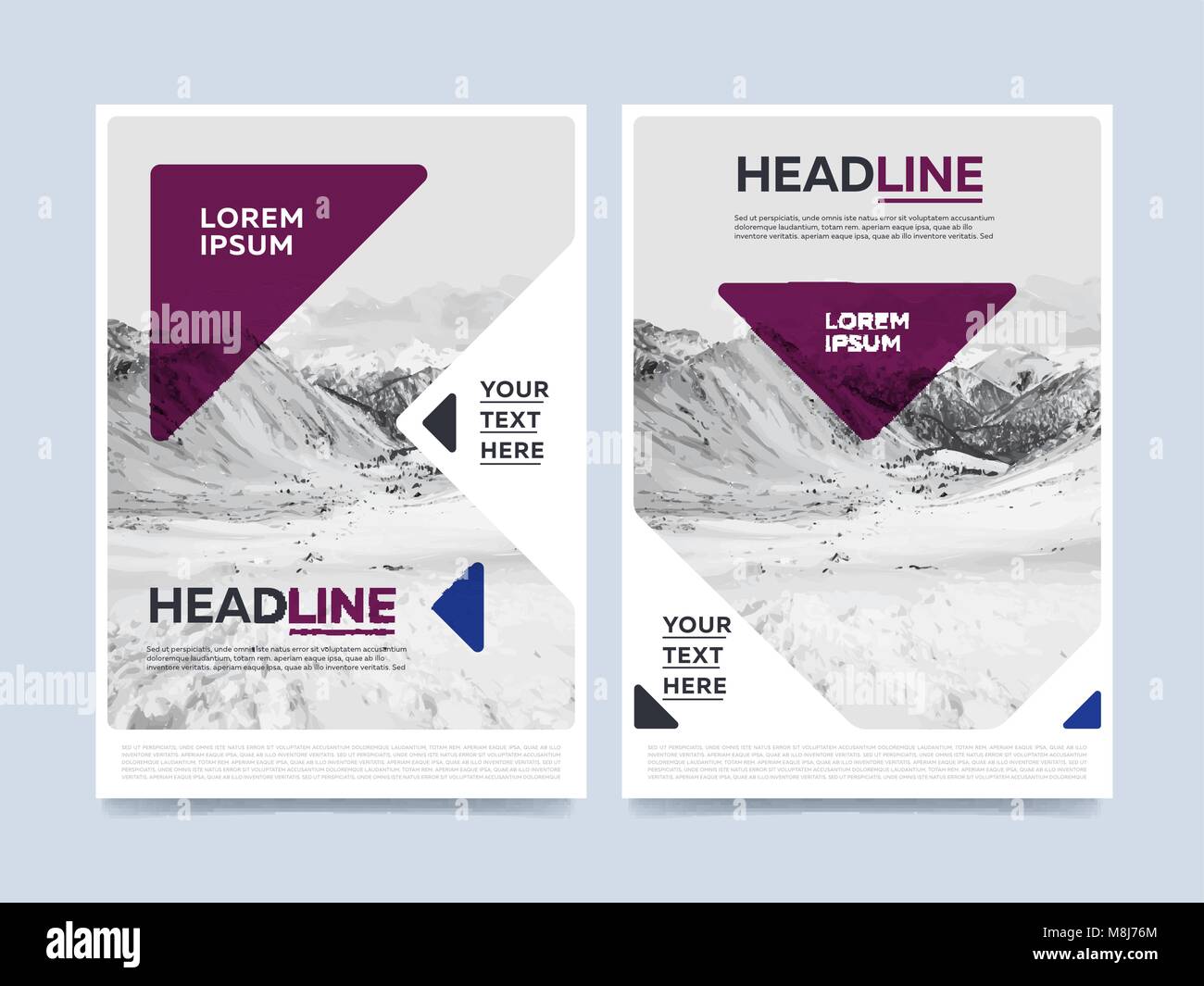 Brochure layout design vector illustration Stock Vector Image & Art - Alamy