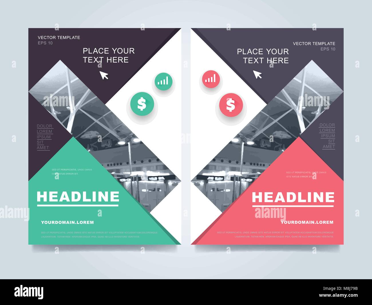 Brochure layout design vector illustration Stock Vector Image & Art - Alamy