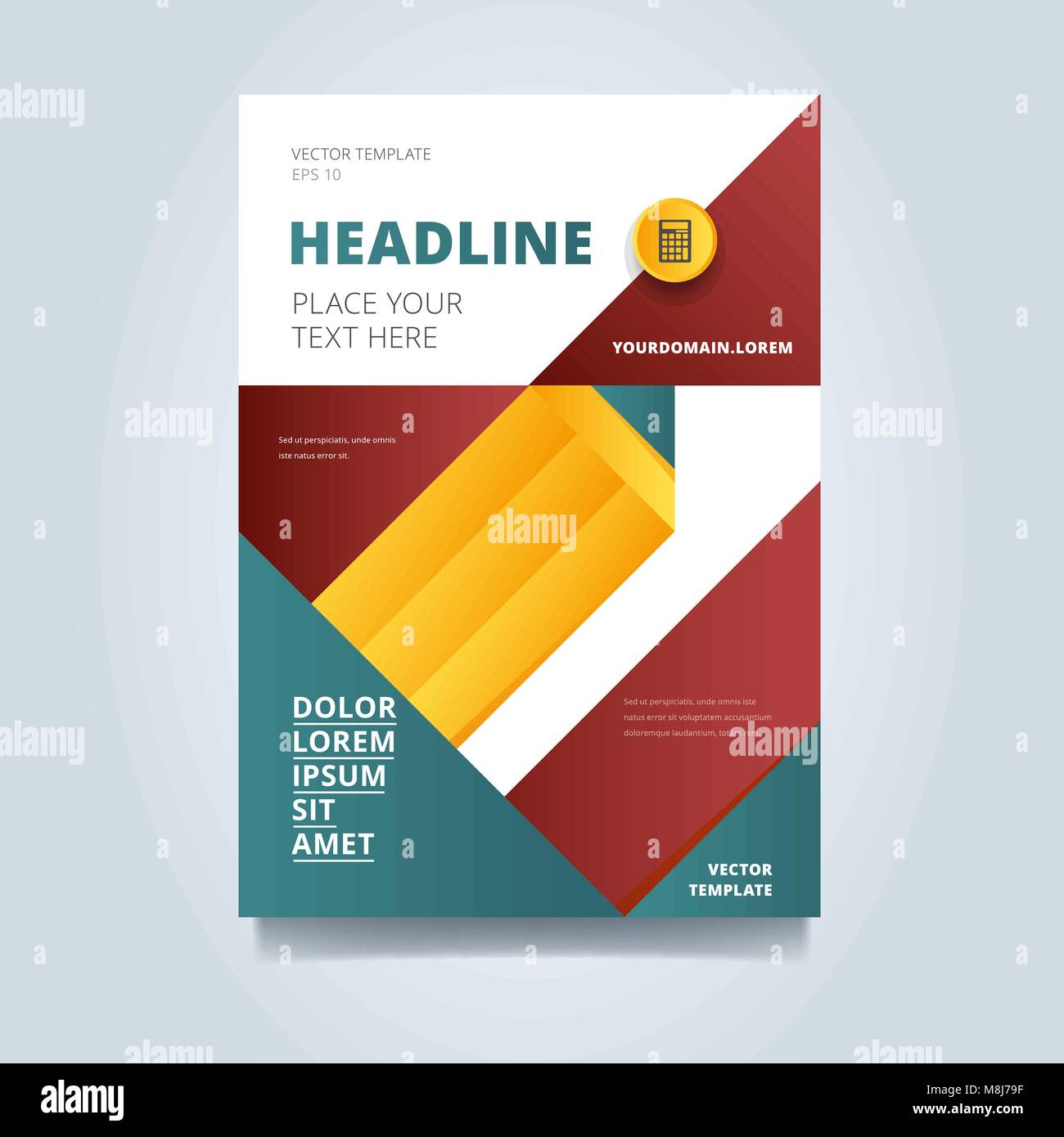 Brochure layout design vector illustration Stock Vector Image & Art - Alamy