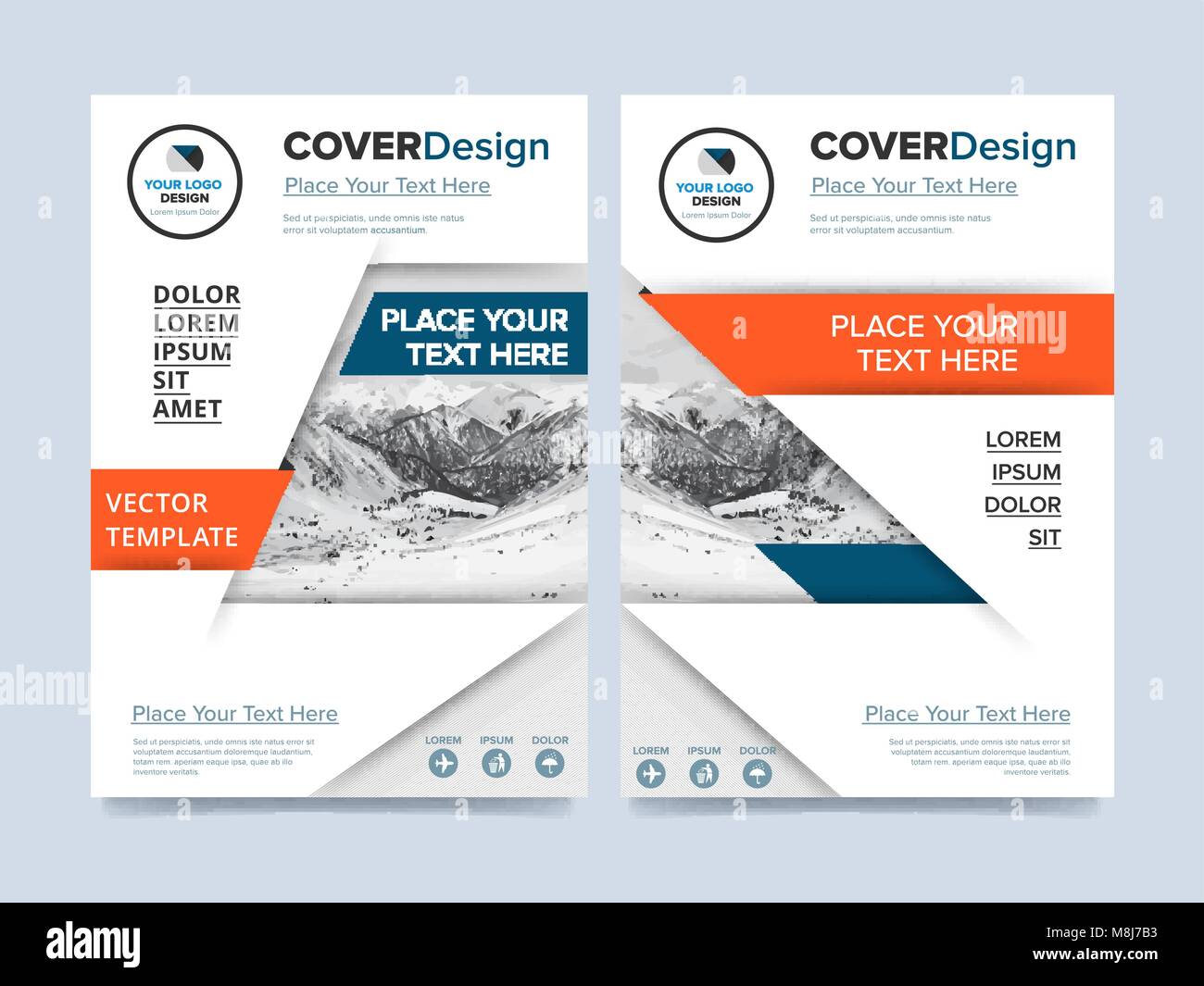 Brochure layout design vector illustration Stock Vector Image & Art - Alamy