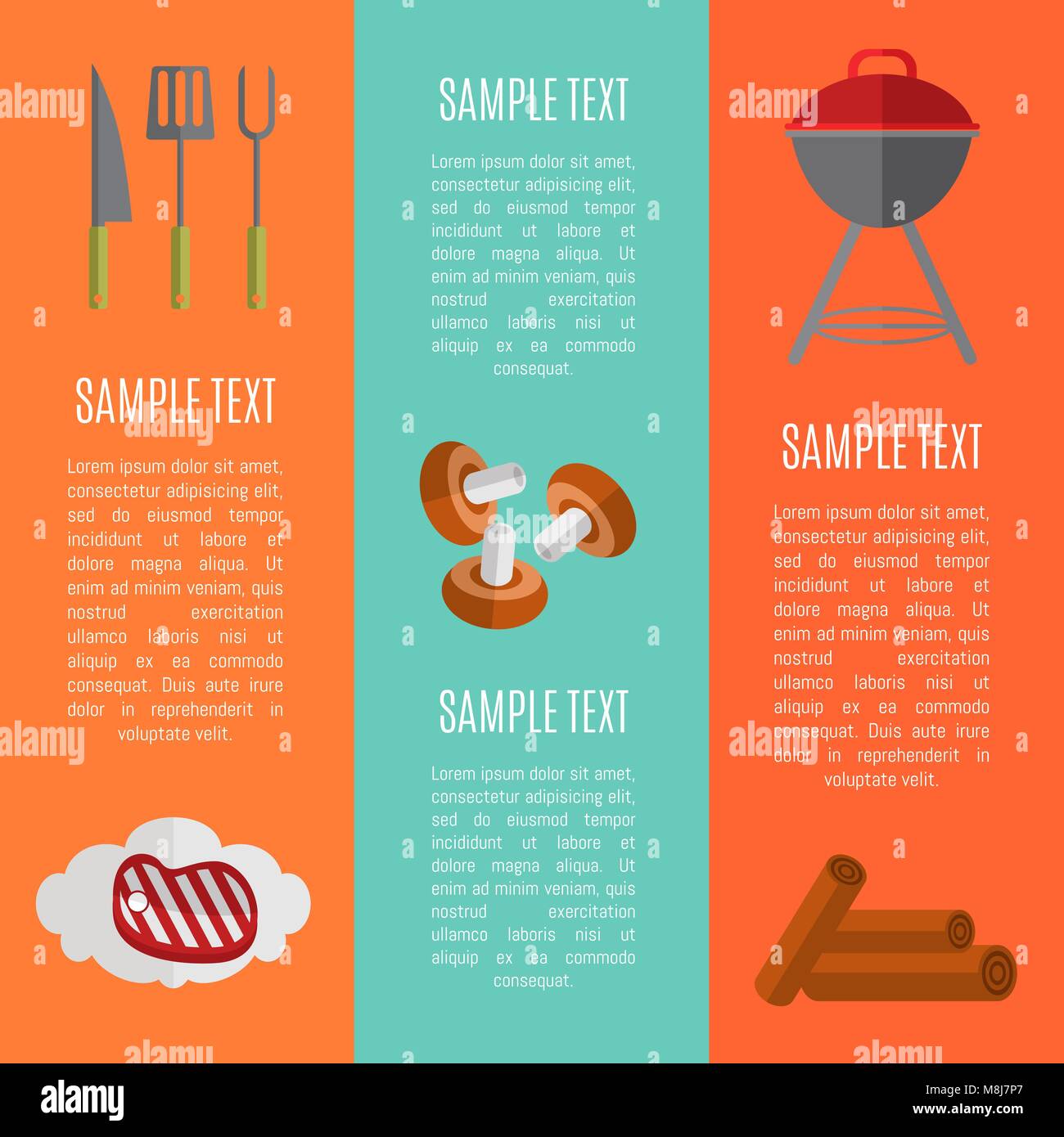 Bbq grill banners hi-res stock photography and images - Alamy